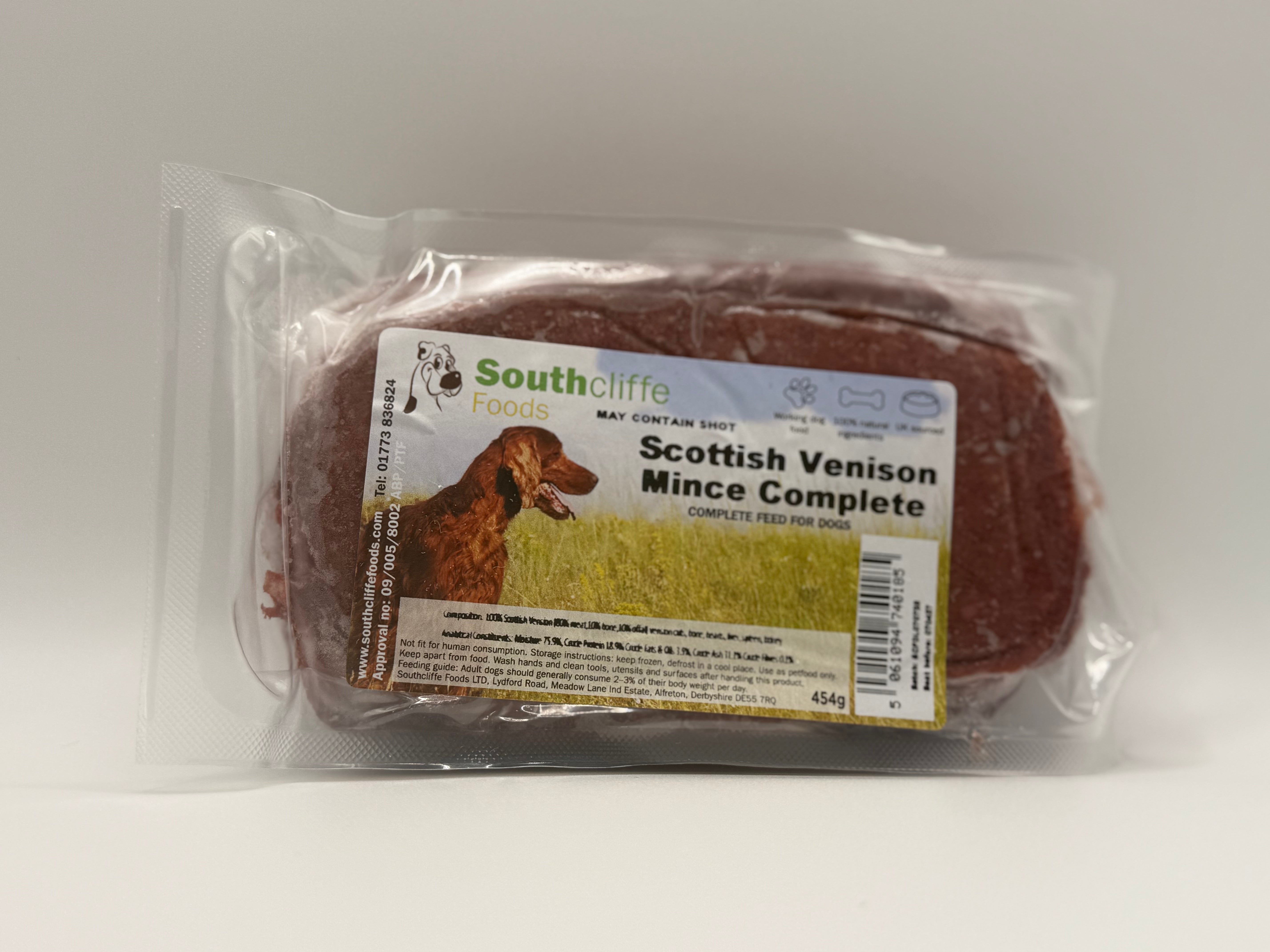Southcliffe Scottish Venison Complete - 24 x 454g 80/10/10 – Raw Dogs ...